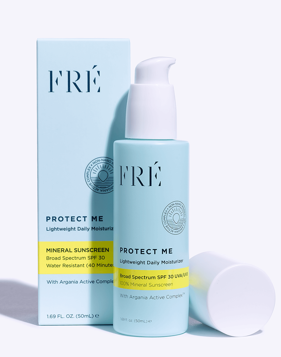 PROTECT ME - mineral sunscreen without a white cast | FRÉ Skincare